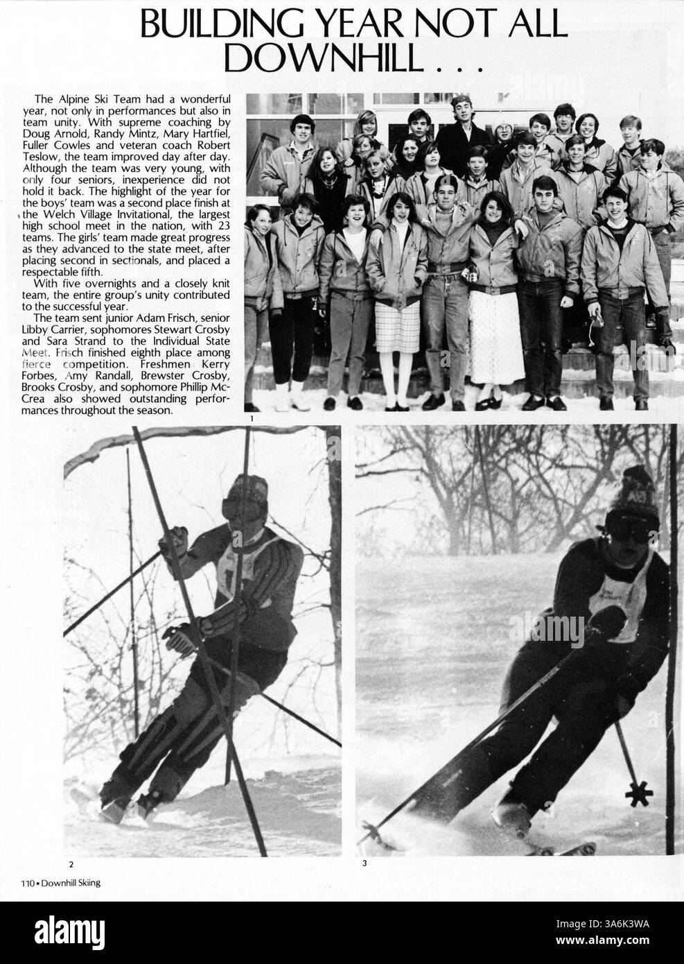 This 1985 Blake Yearbook, titled 'Reflections', reflects the ...