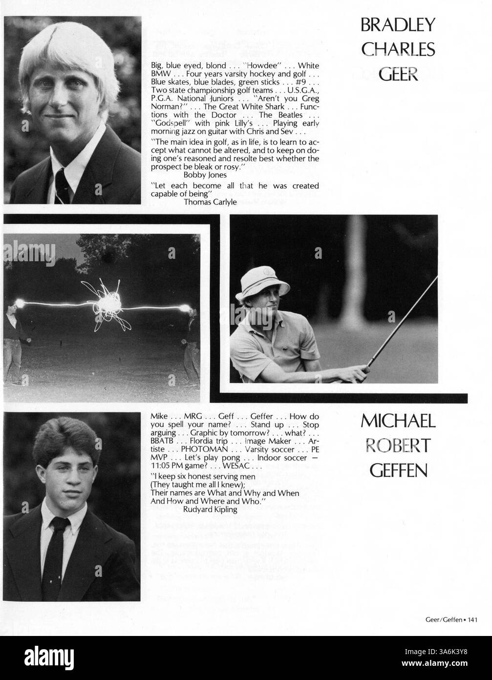 Blake yearbook provides a detailed record of student clubs hi-res stock ...