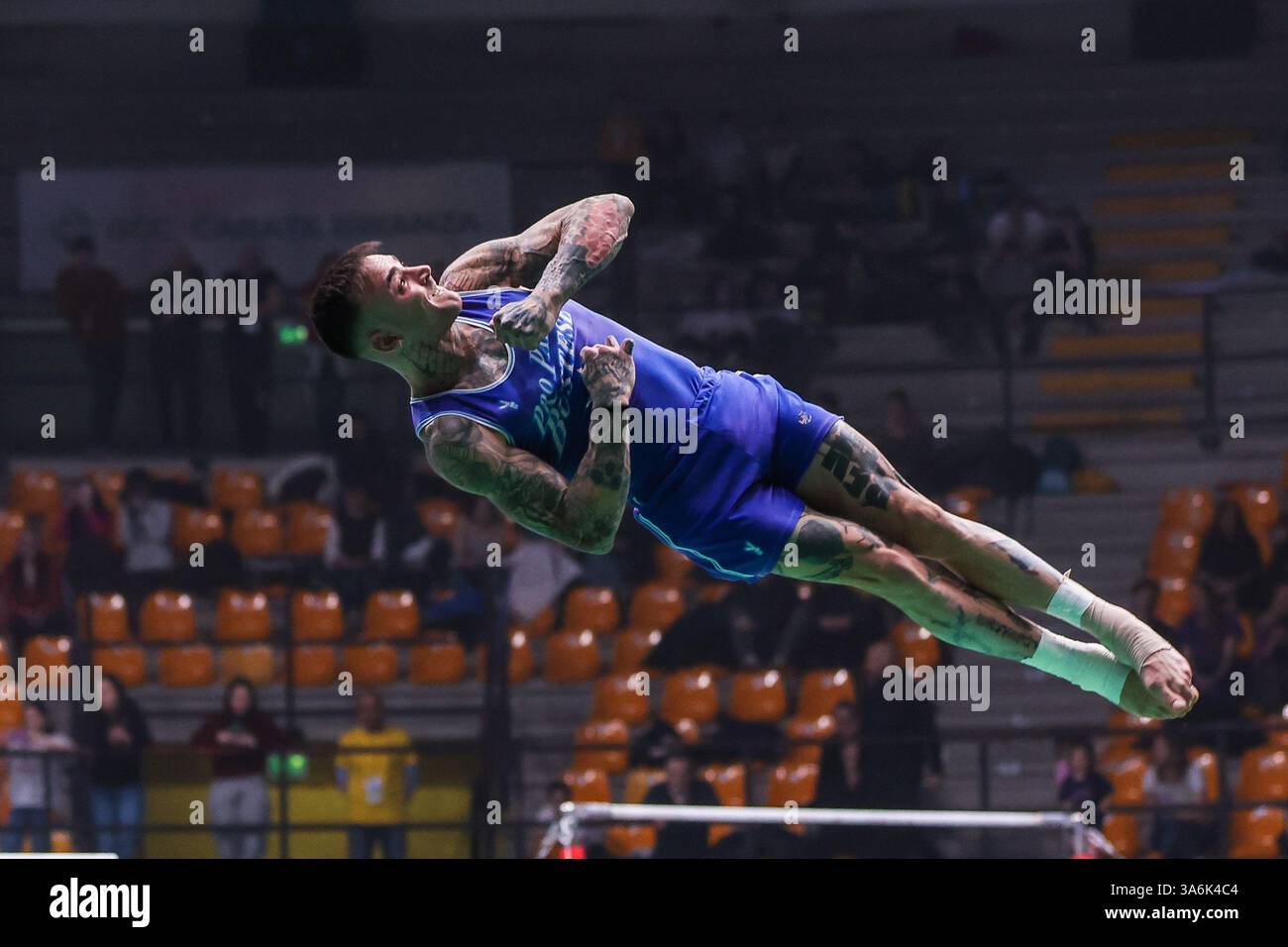 Nicola Bartolini of Pro Patria Bustese seen during Artistic Gymnastics ...