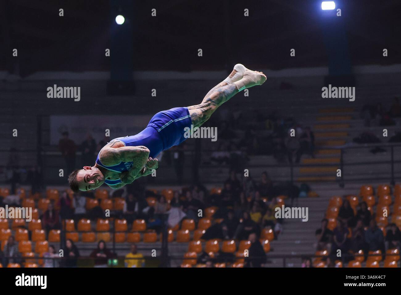 Nicola Bartolini of Pro Patria Bustese seen during Artistic Gymnastics ...