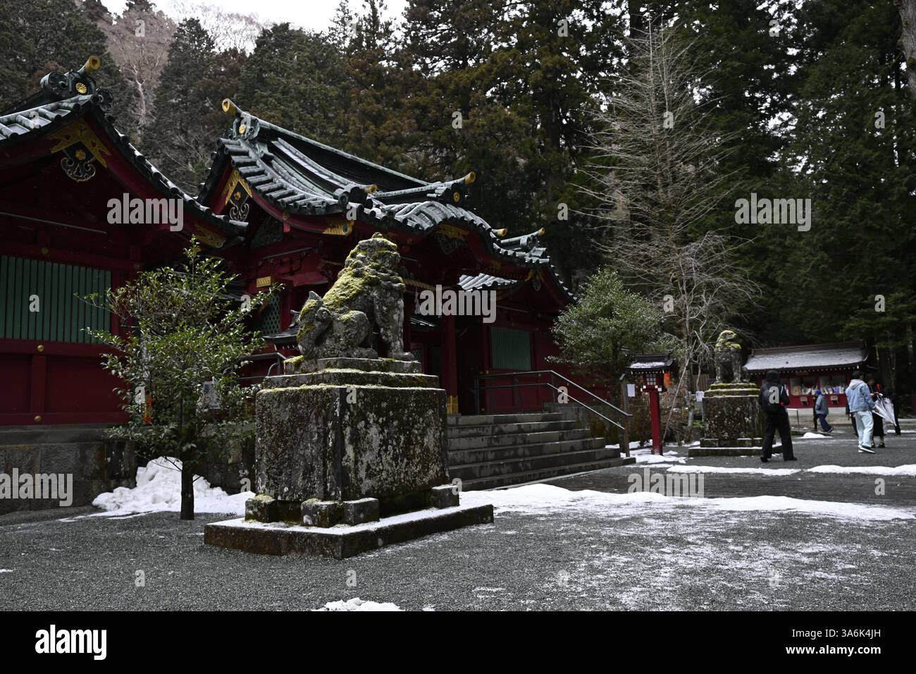 Hakone Temple Shrine in Japan Stock Photo - Alamy