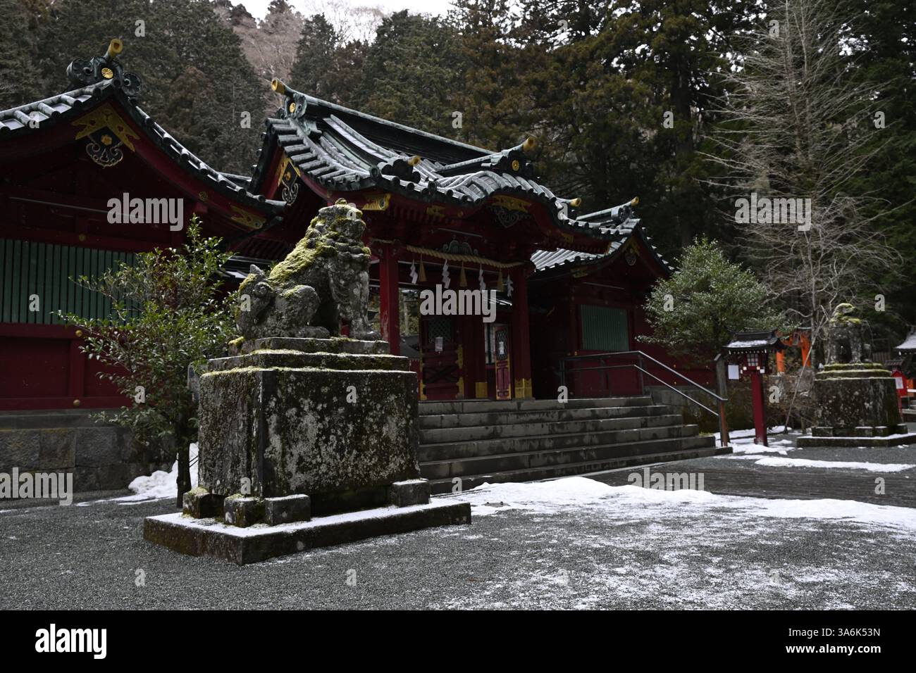 Tranquil forest temple hi-res stock photography and images - Alamy