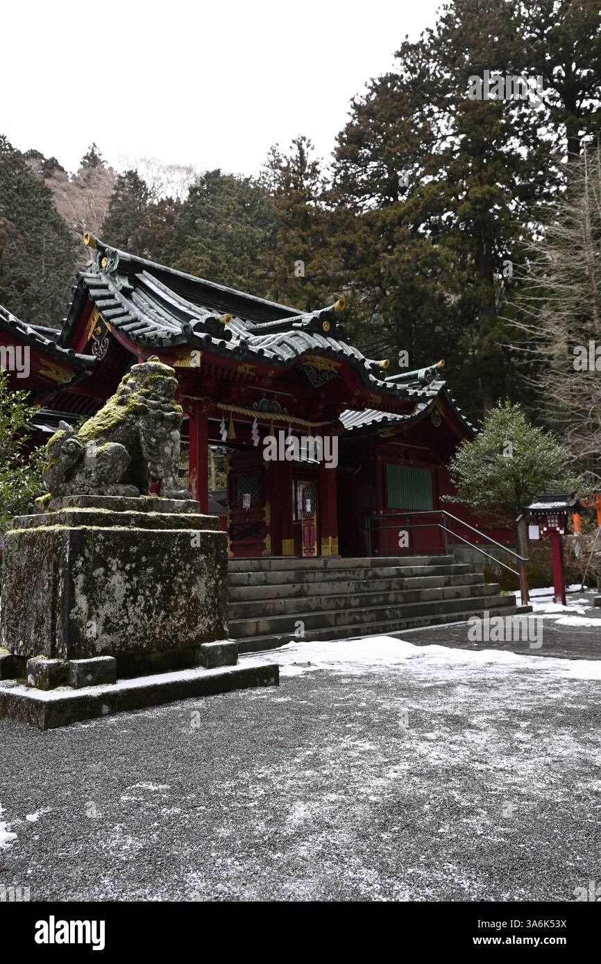 Hakone Temple Shrine in Japan Stock Photo - Alamy