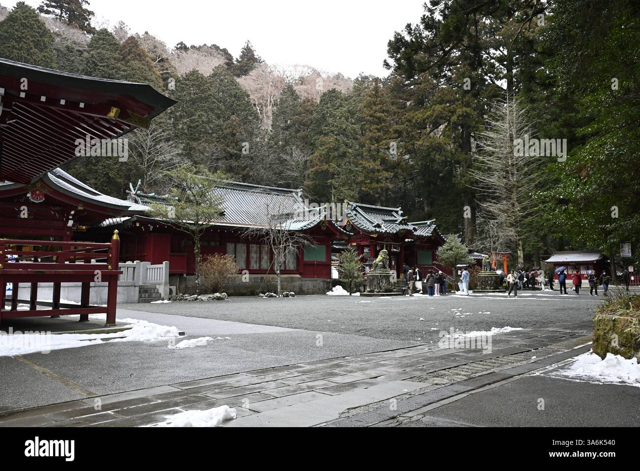 Hakone Temple Shrine in Japan Stock Photo - Alamy