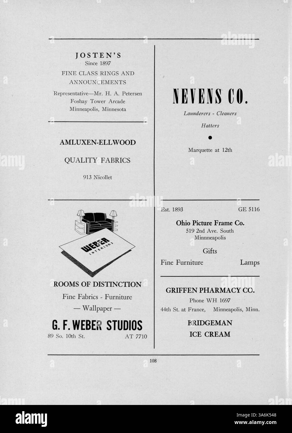 The 1946 Northrop Collegiate Yearbook, Tatler, features student ...