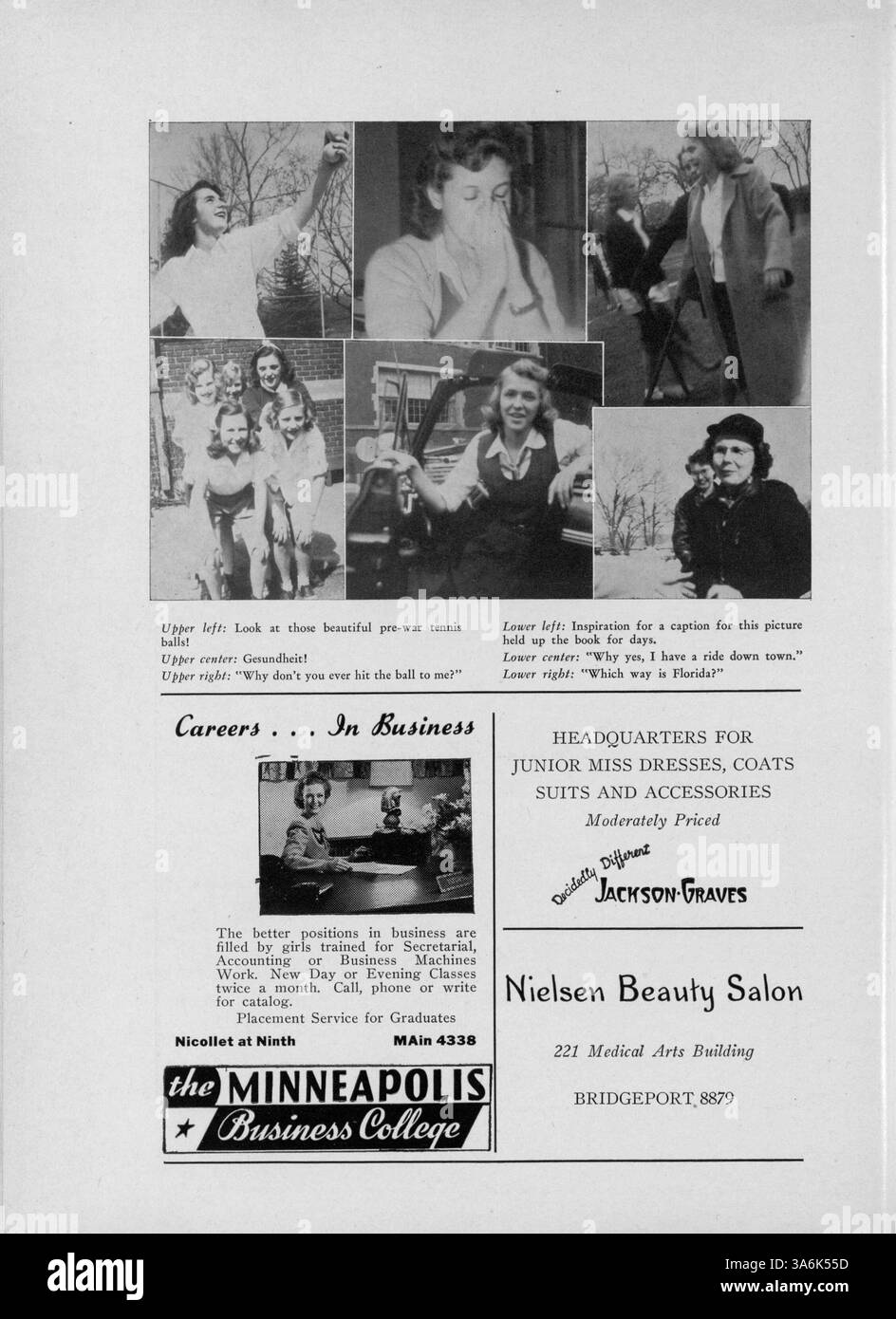 This edition of the Northrop Collegiate Yearbook, Tatler 1946, records ...