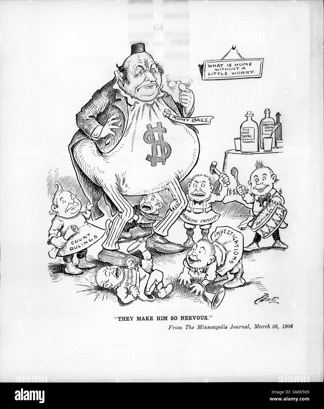 A cartoon from the hennepin county library collection depicts hi-res ...