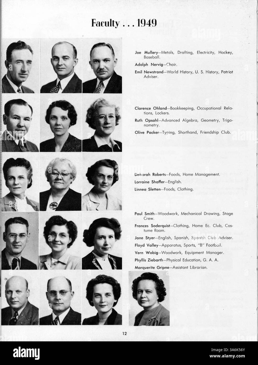 This 1949 yearbook from Patrick Henry High School features the students ...
