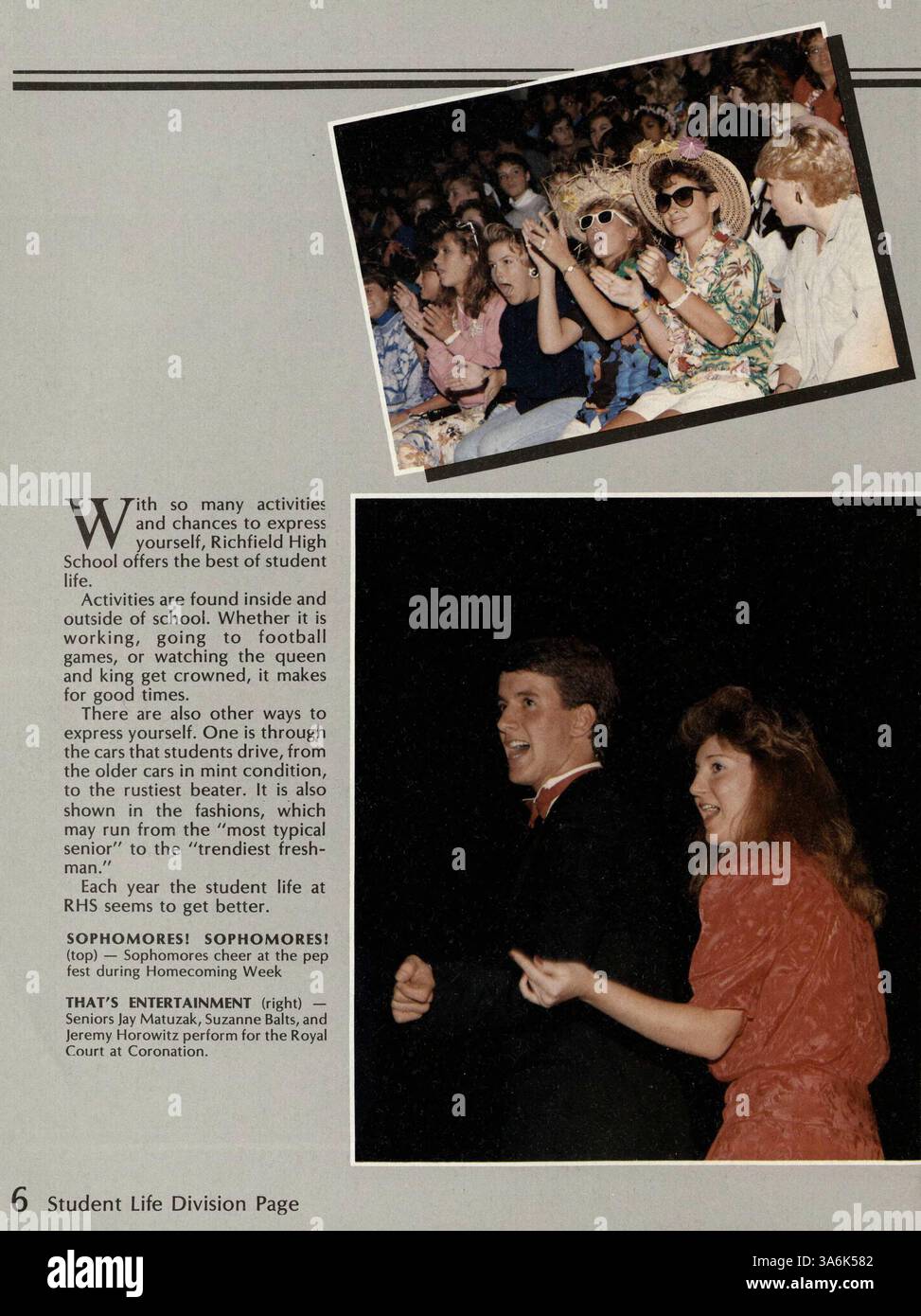 This 1987 yearbook from Richfield High School, titled 'Aurean 1987: The ...