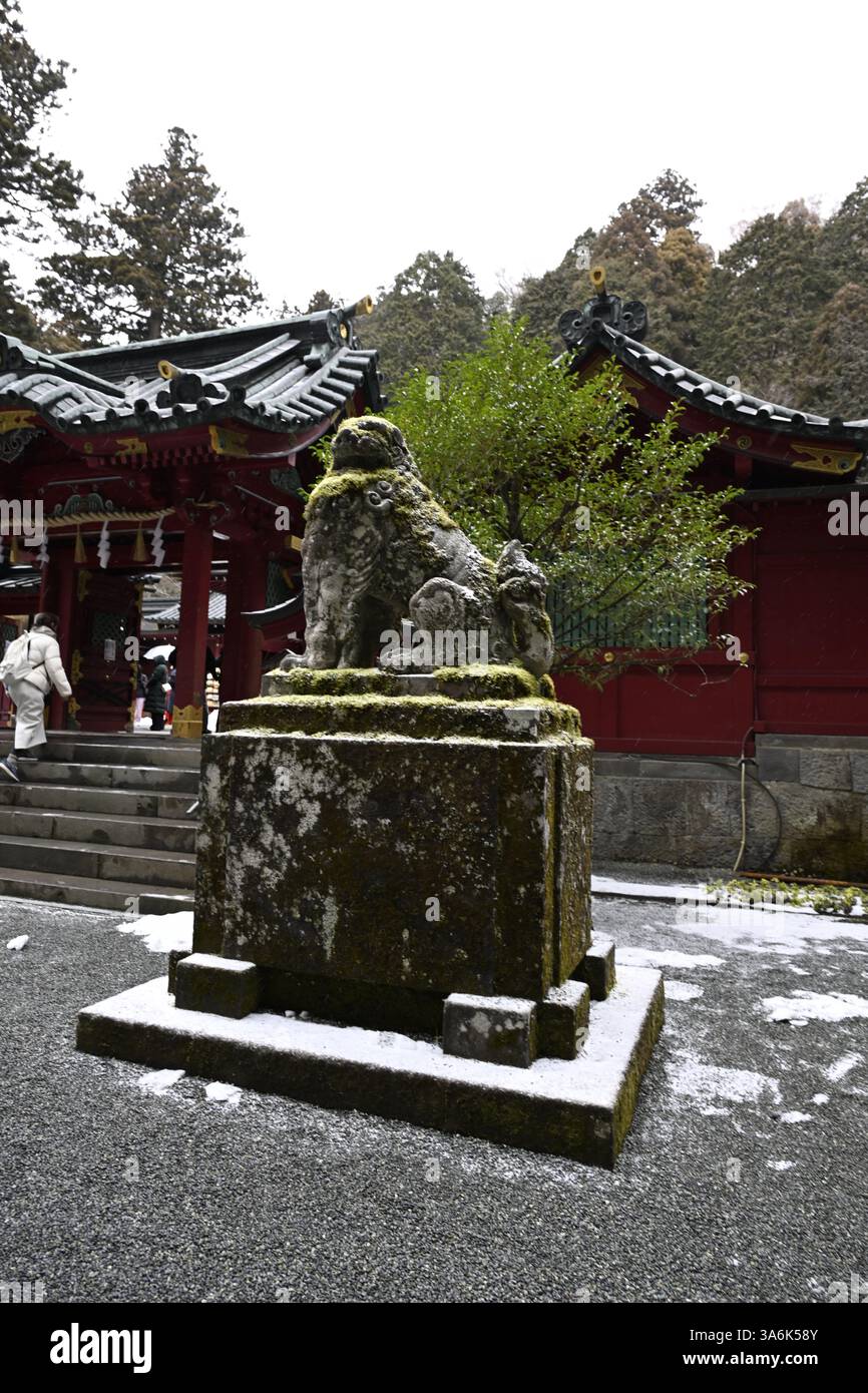 Hakone Temple Shrine in Japan Stock Photo - Alamy