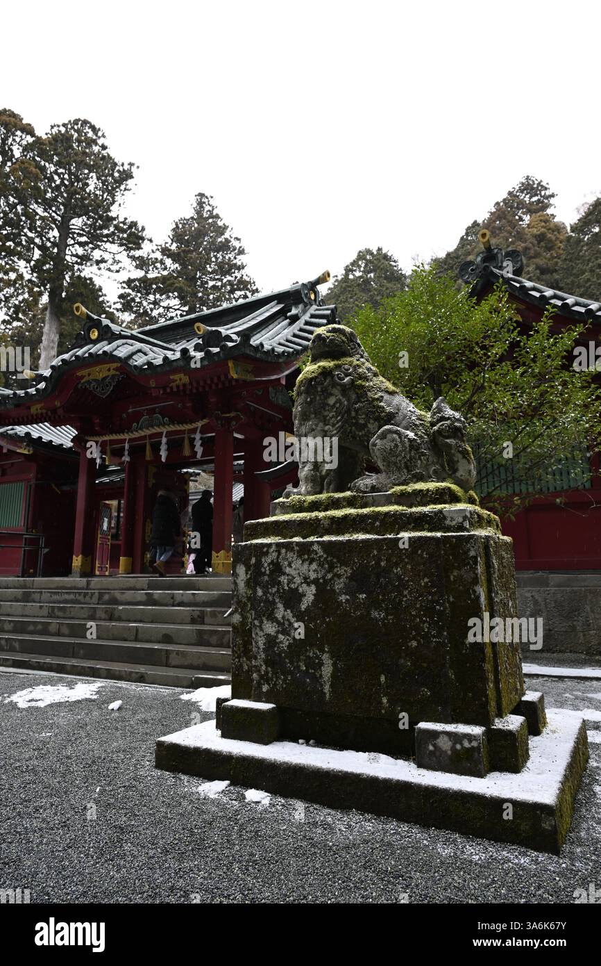 Hakone Temple Shrine in Japan Stock Photo - Alamy