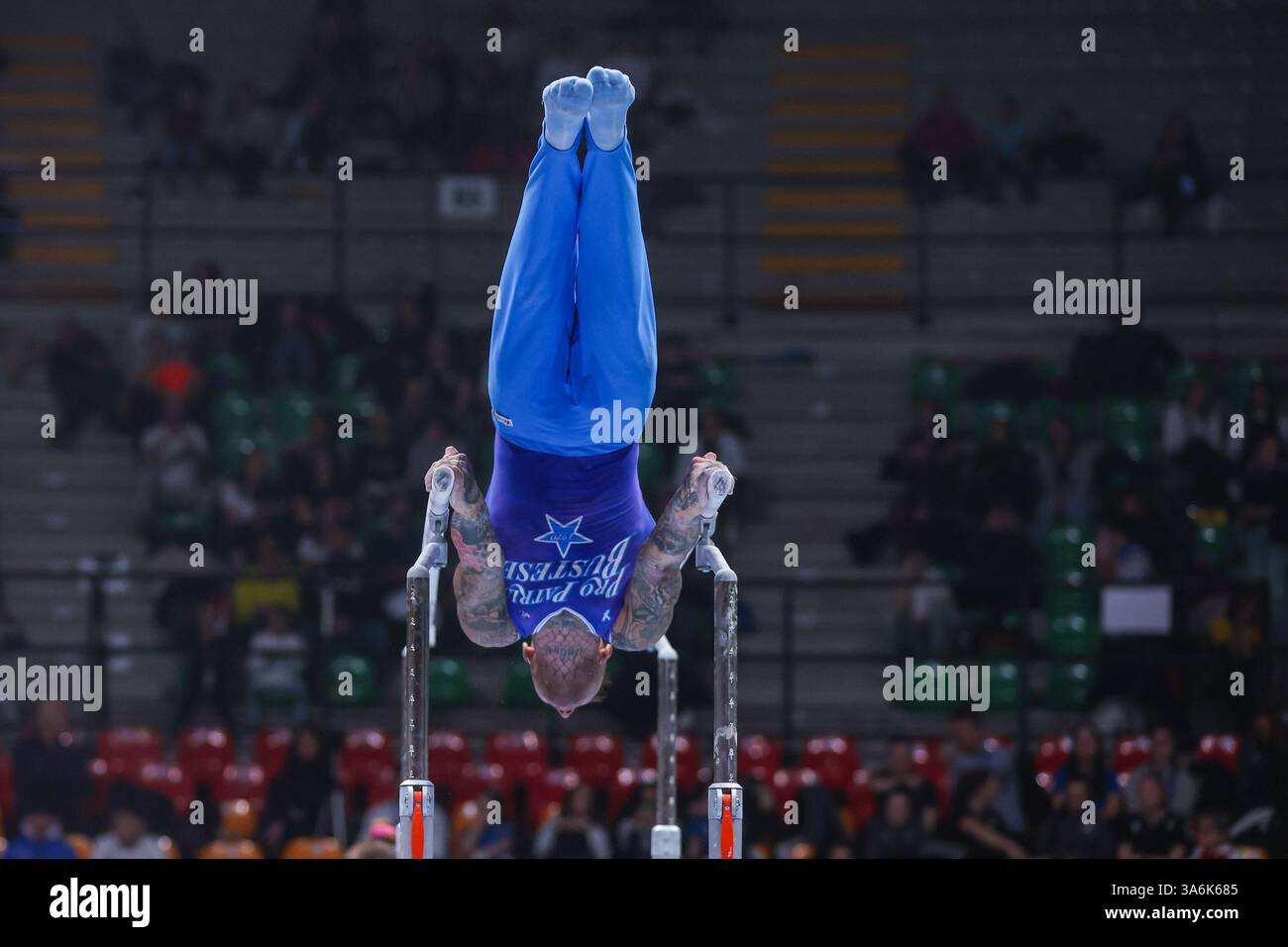 Nicola Bartolini of Pro Patria Bustese seen during Artistic Gymnastics ...
