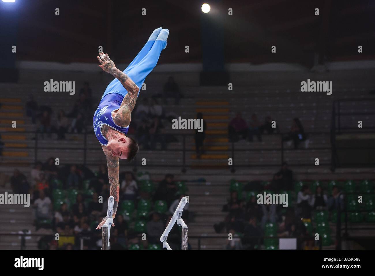 Nicola Bartolini of Pro Patria Bustese seen during Artistic Gymnastics ...