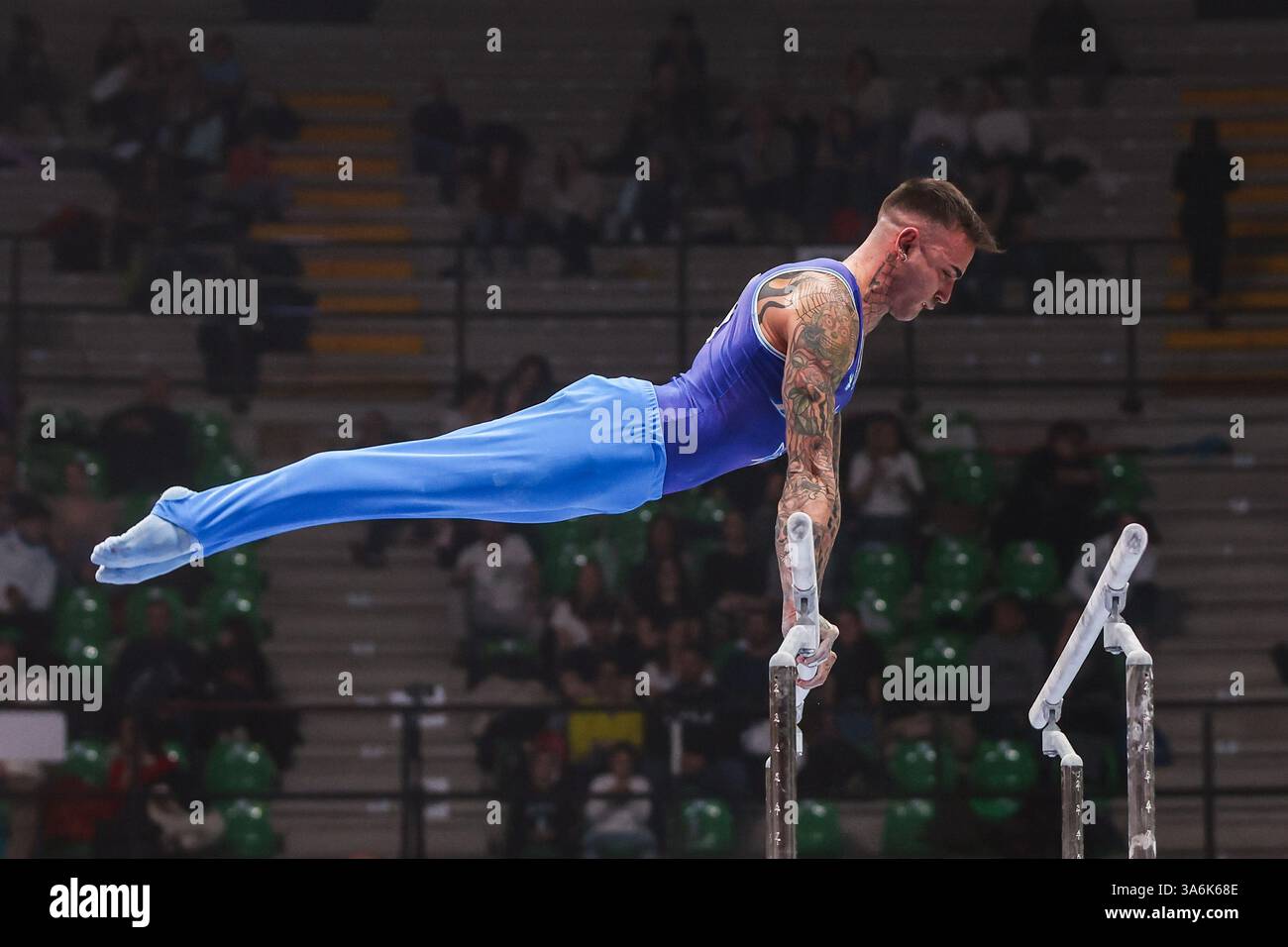 Nicola Bartolini of Pro Patria Bustese seen during Artistic Gymnastics ...