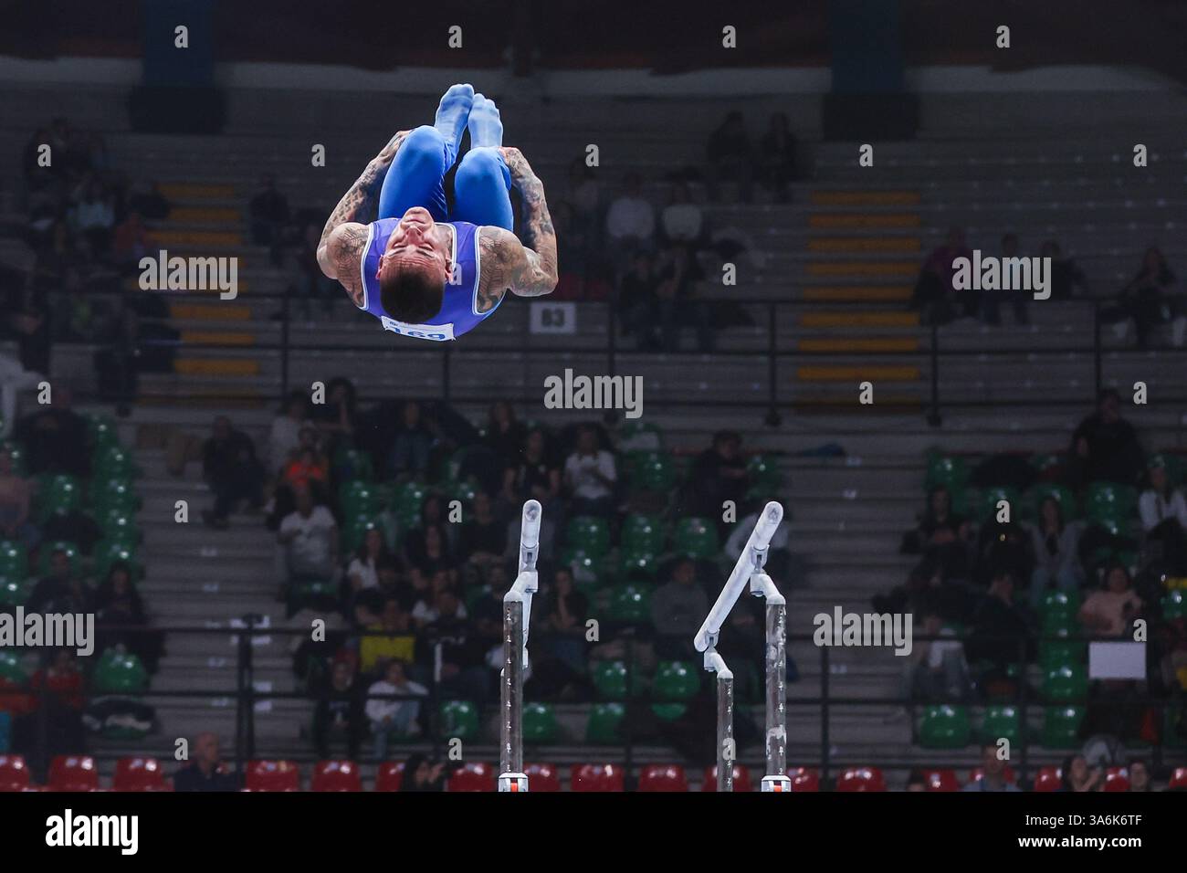 Nicola Bartolini of Pro Patria Bustese seen during Artistic Gymnastics ...
