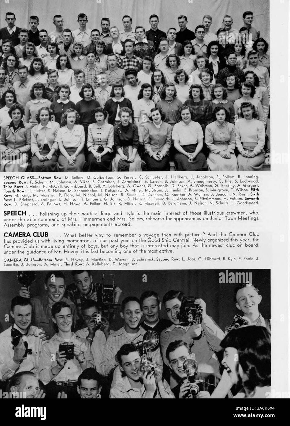 This 1949 centralian yearbook documents central highs student b hi-res stock photography and ...