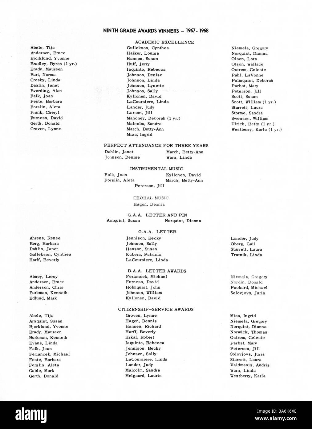 The 1968 yearbook of Folwell Jr. High School preserves the memories of ...