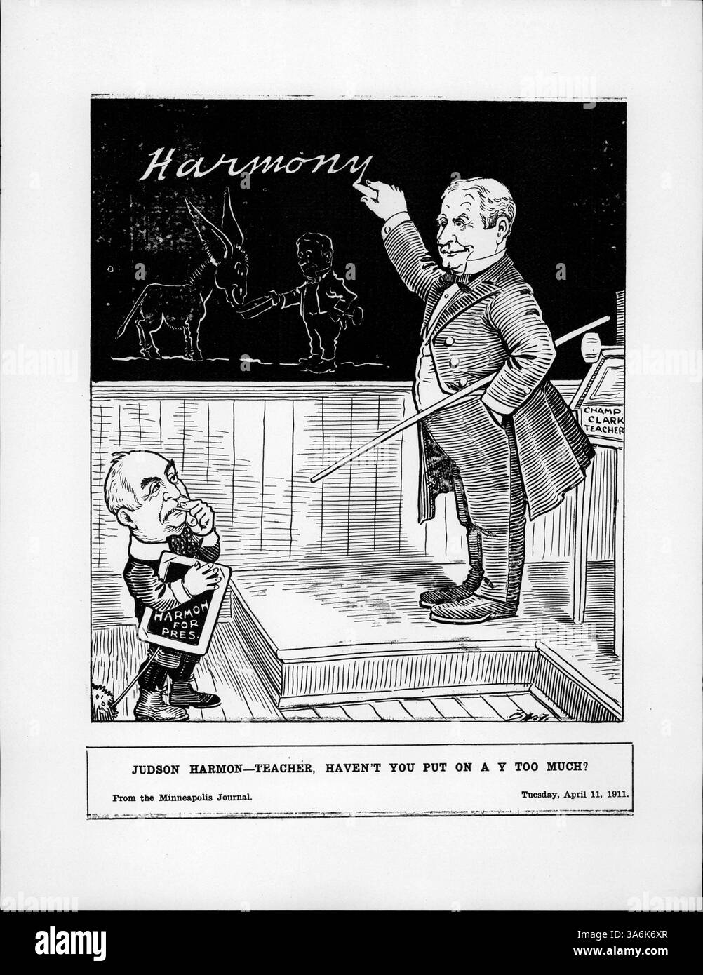 This political cartoon from Hennepin County Library depicts Judson ...