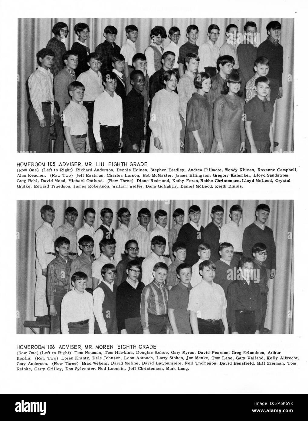 The 1968 Folwell Jr. High Yearbook documents the key moments of the ...