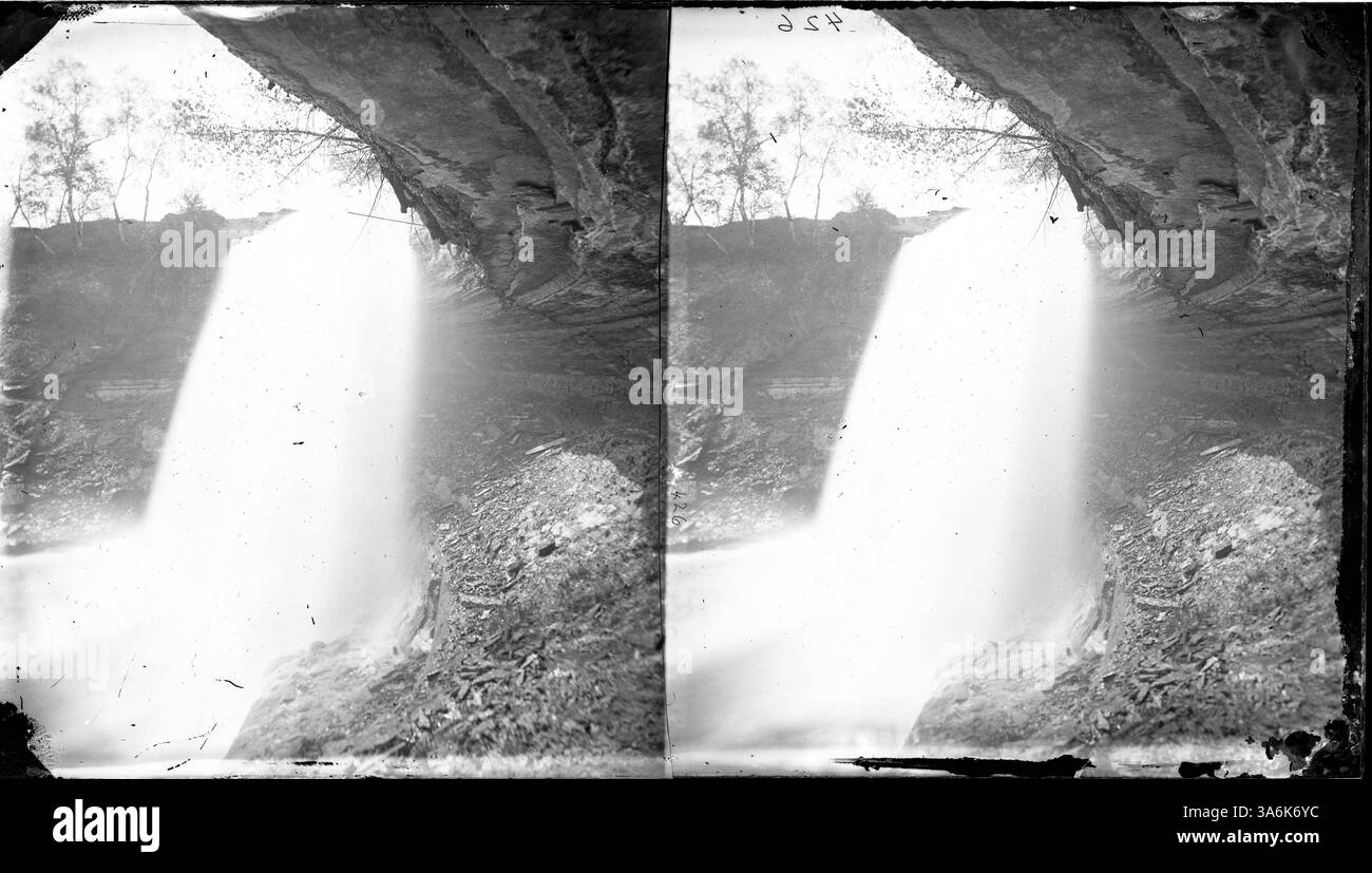 Minnehaha Falls, a prominent natural landmark in Minneapolis, is ...