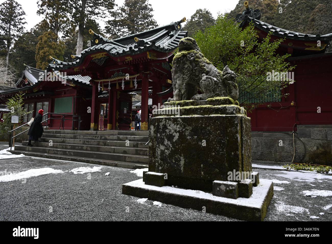 Hakone Temple Shrine in Japan Stock Photo - Alamy
