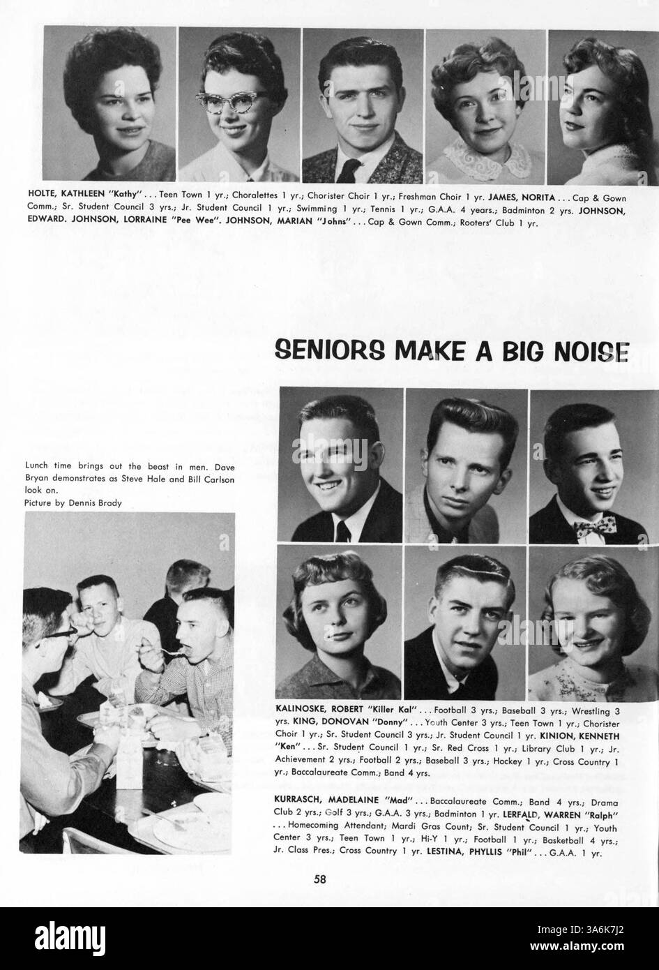 The 1959 'Cardinal' yearbook from Marshall High School provides an ...