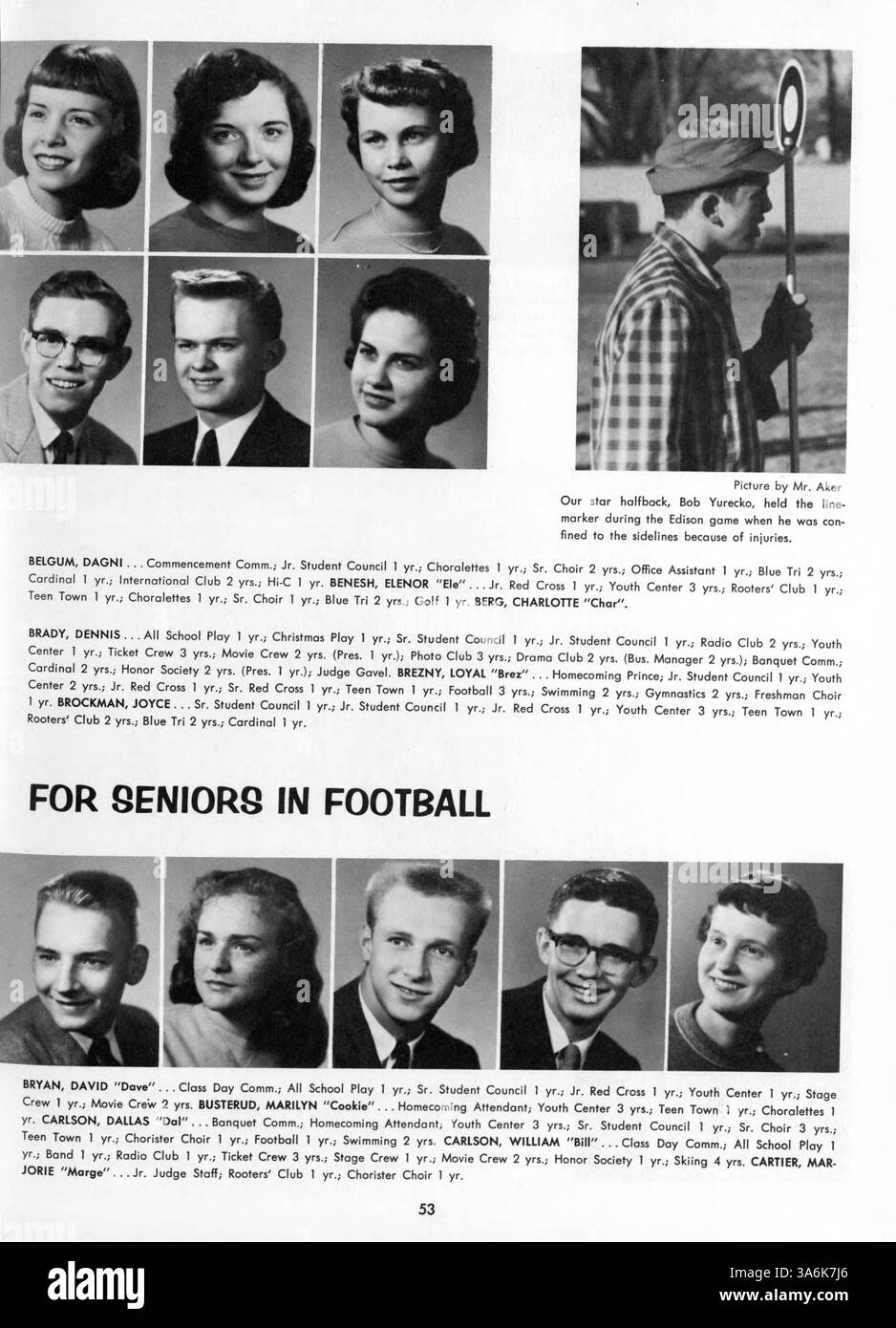 The 1959 edition of Marshall High School's yearbook, 'Cardinal,' offers ...