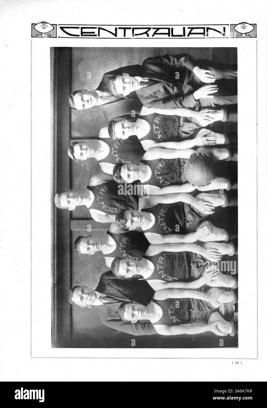 The 1920 Centralian yearbook from Central High School documents the ...