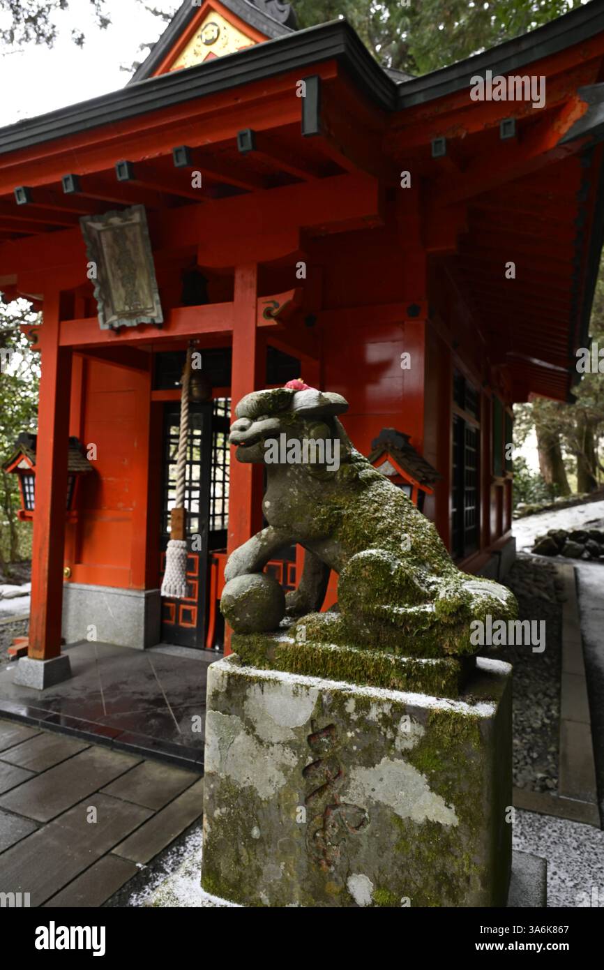 Hakone Temple Shrine in Japan Stock Photo - Alamy