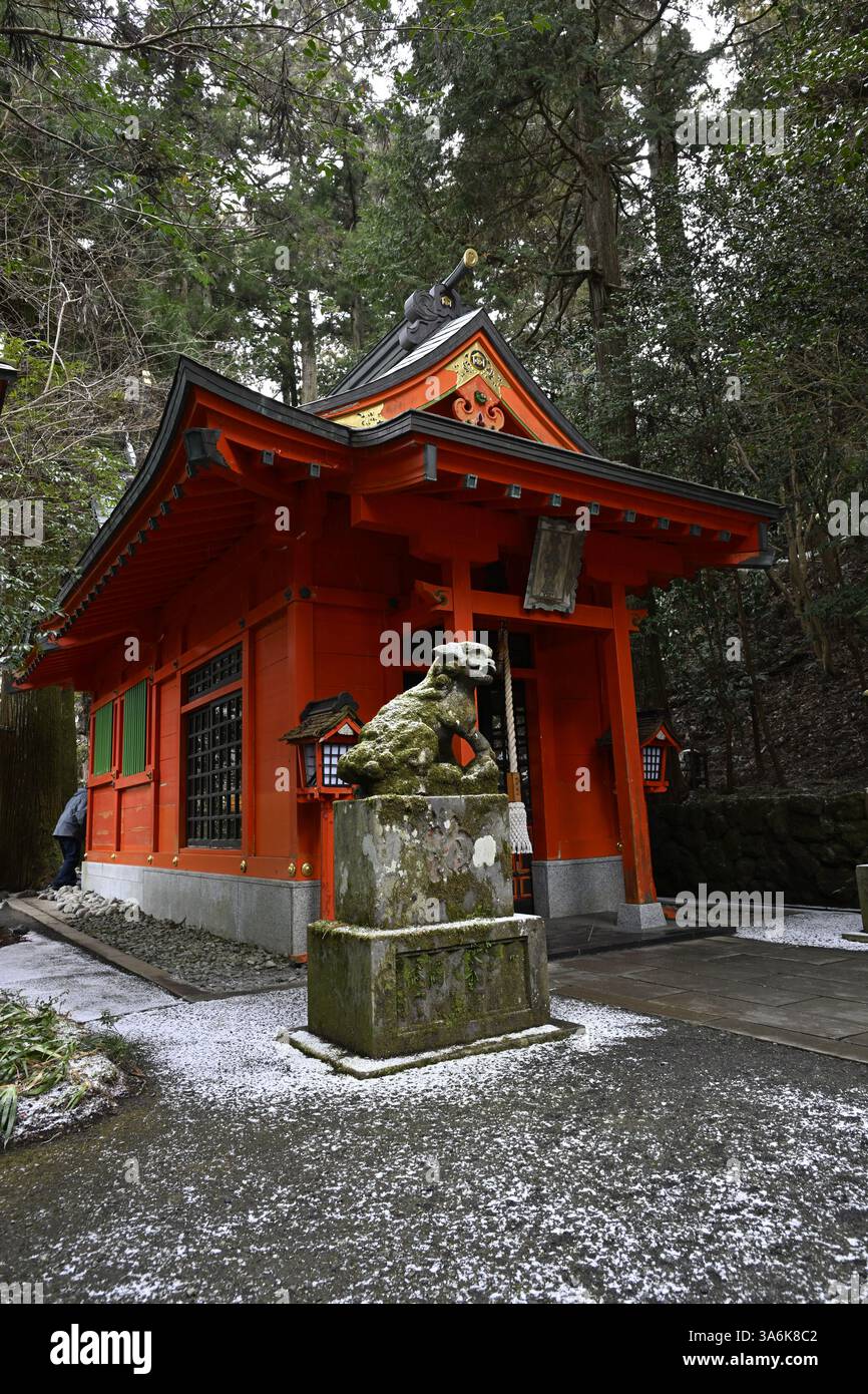 Hakone Temple Shrine in Japan Stock Photo - Alamy