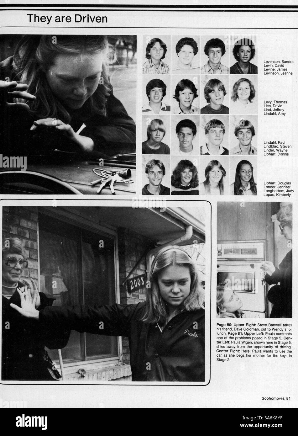 The Echowan 1981 yearbook features photos of students, clubs, sporting ...