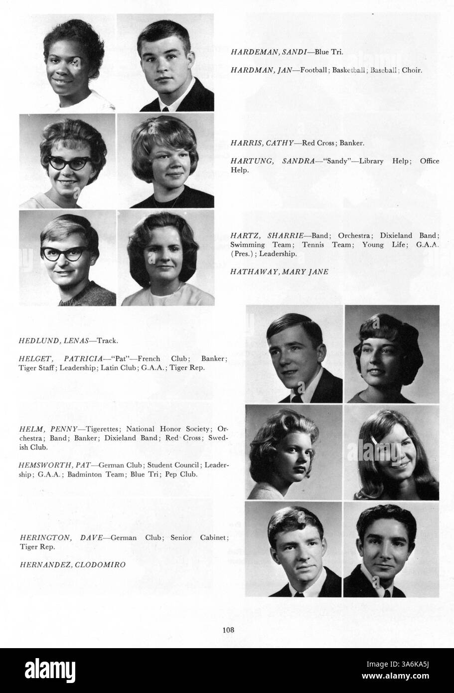 The 1964 South High 'Tiger' yearbook highlights students, faculty ...