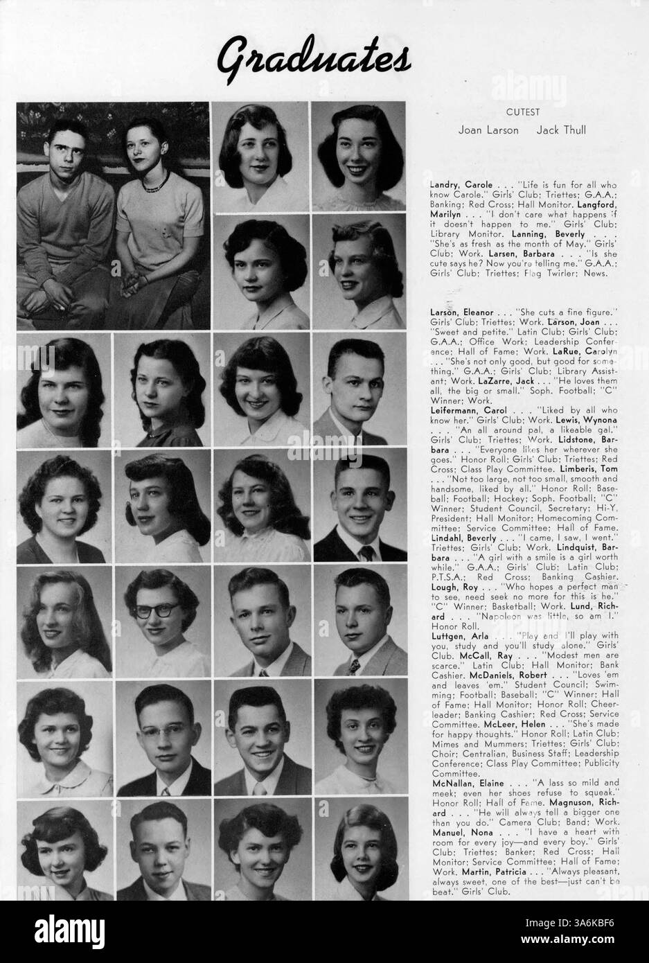 The 1949 Centralian Yearbook from Central High School captures the students, teachers, athletic ...