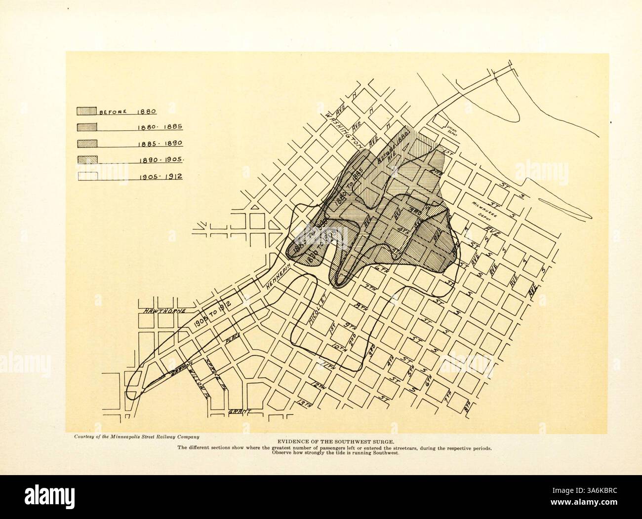 A 1917 Urban Planning Document Outlining The Development Of Minneapolis