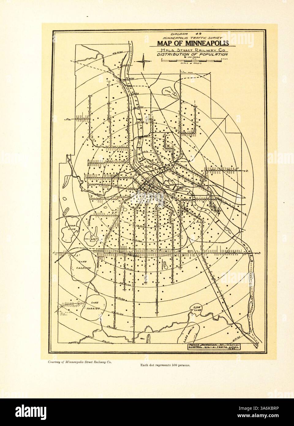 A 1917 urban planning document outlining the development of Minneapolis ...
