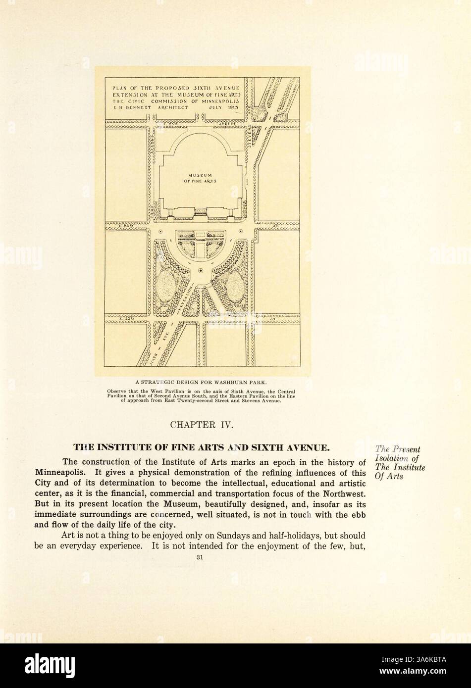 A 1917 urban planning report detailing the proposed development of ...