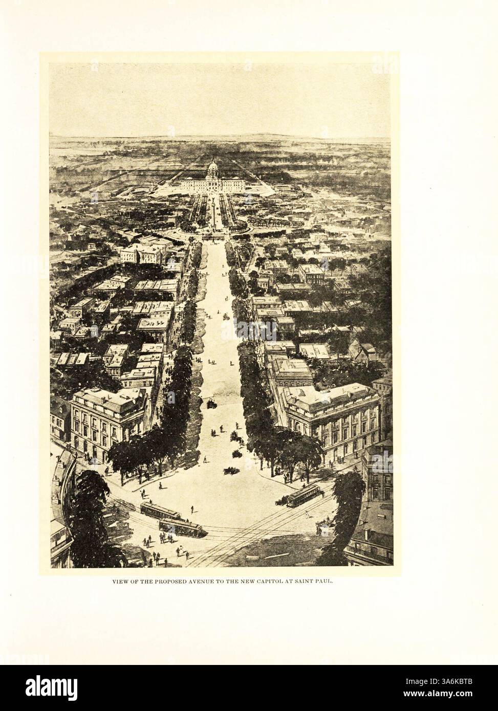 A 1917 urban planning report detailing the proposed development of ...