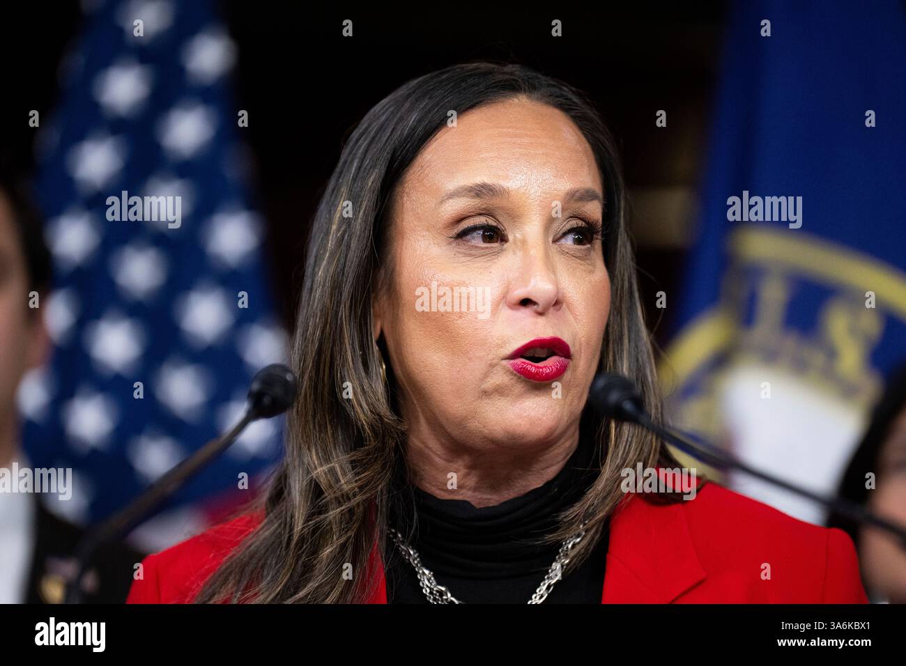 UNITED STATES - MARCH 25: Rep. Monica De La Cruz, R-Texas, speaks ...