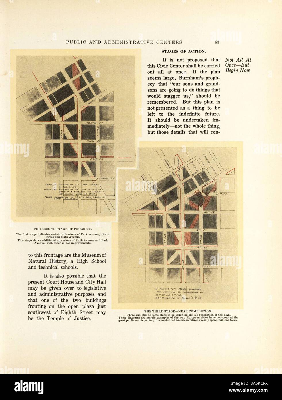 This 1917 plan for Minneapolis, created by the Civic Commission ...