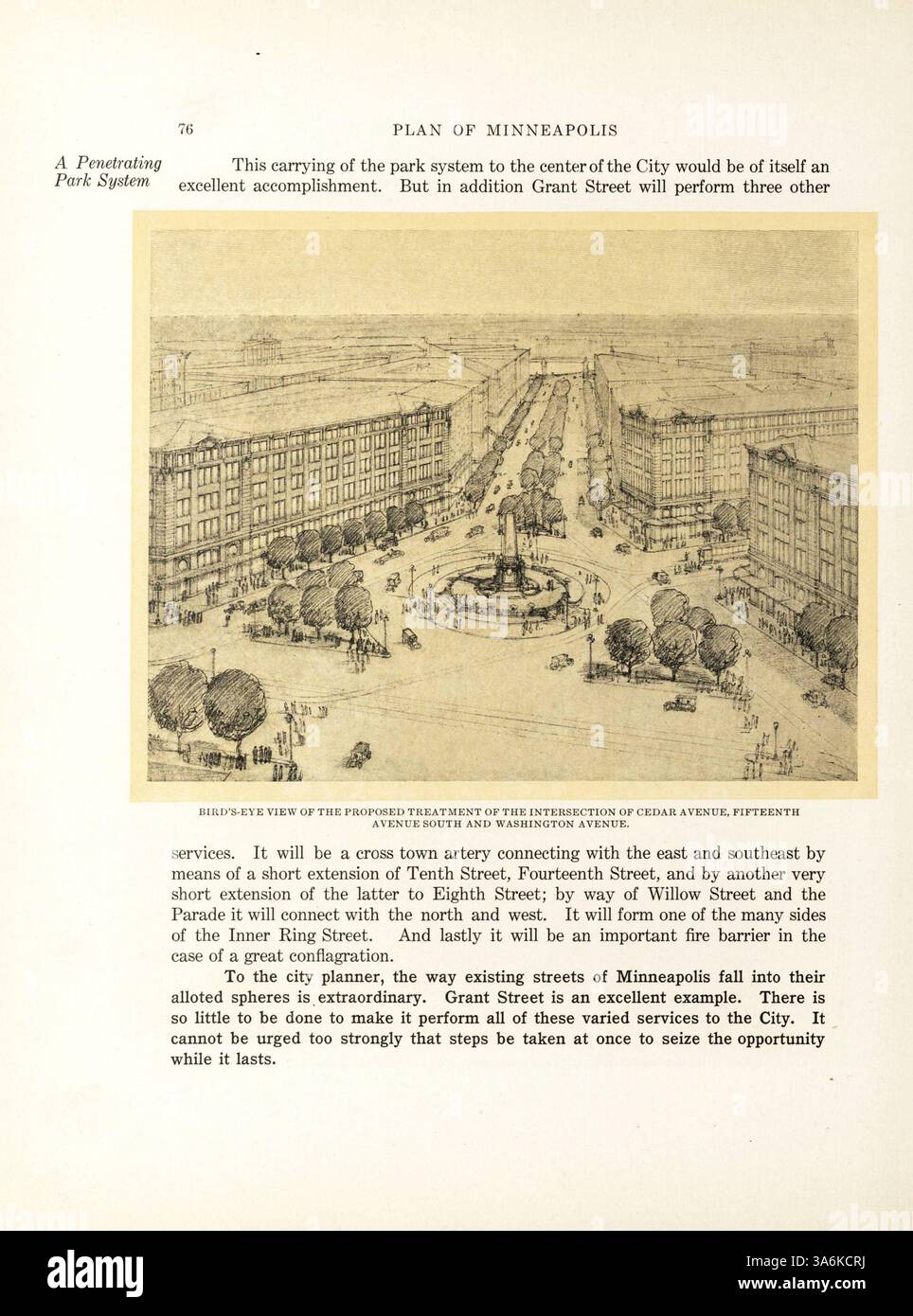 The 1917 urban plan for Minneapolis, prepared under the direction of ...
