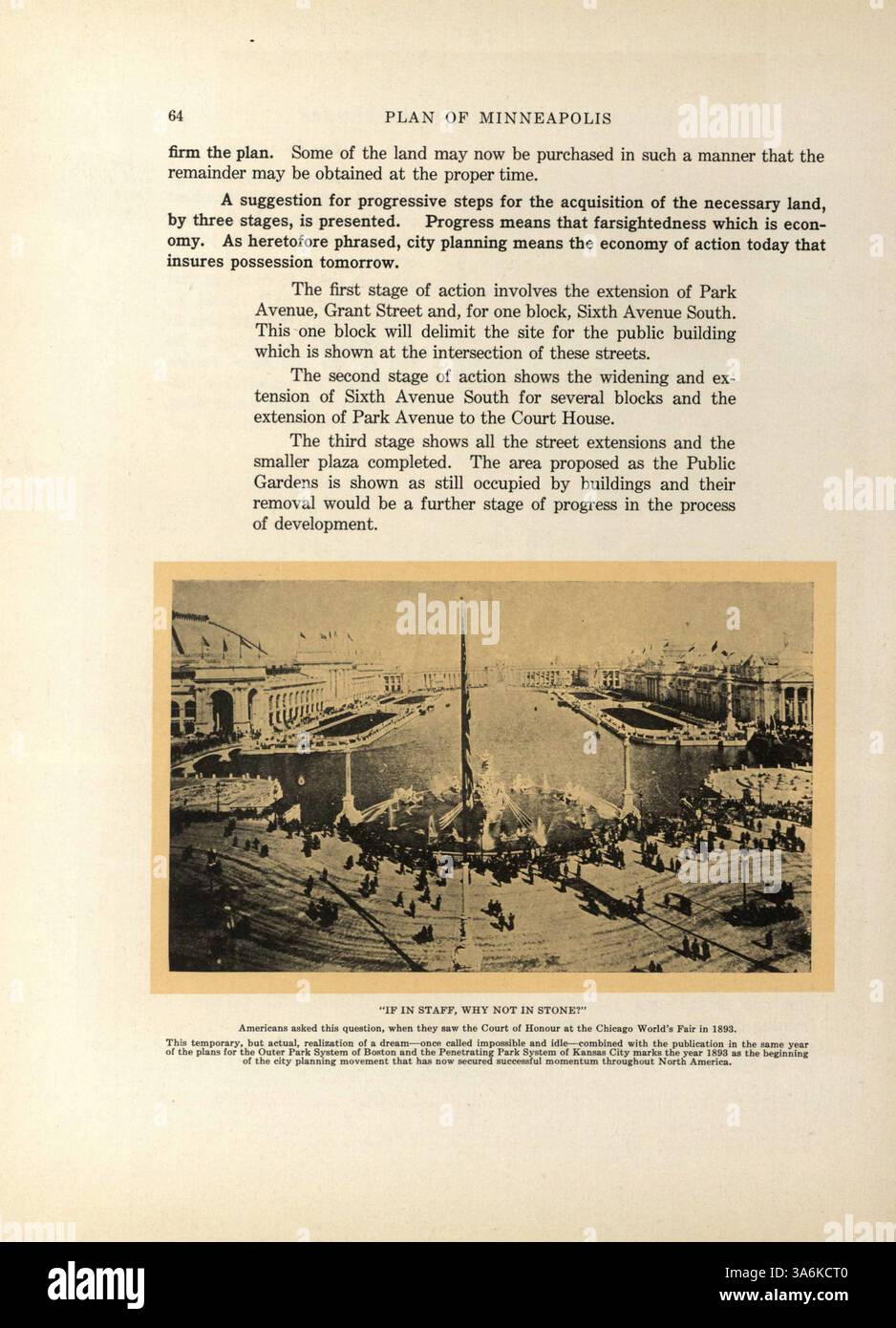 The 1917 Civic Commission plan for Minneapolis provides detailed city ...