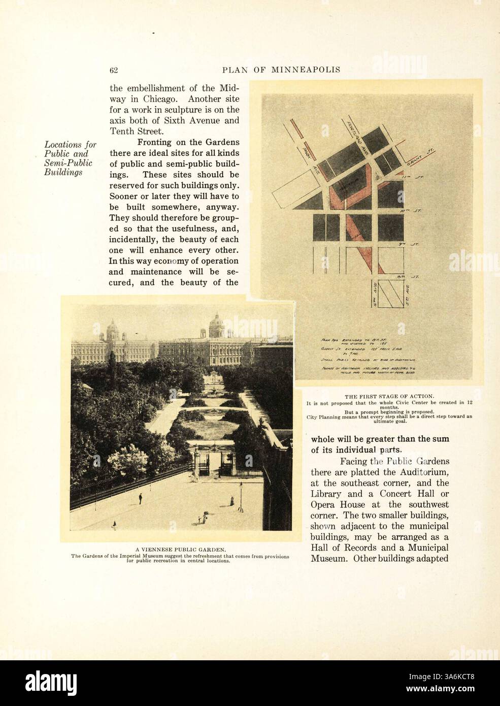 This 1917 planning document, developed by the Civic Commission ...