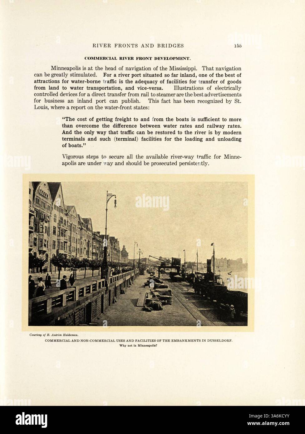 This 1917 planning document, prepared by the Civic Commission, includes ...