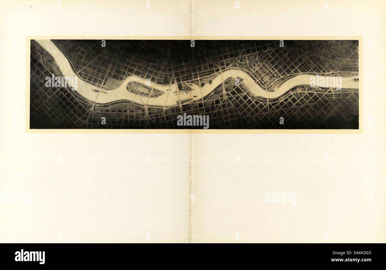This 1917 plan of Minneapolis, compiled under the Civic Commission ...