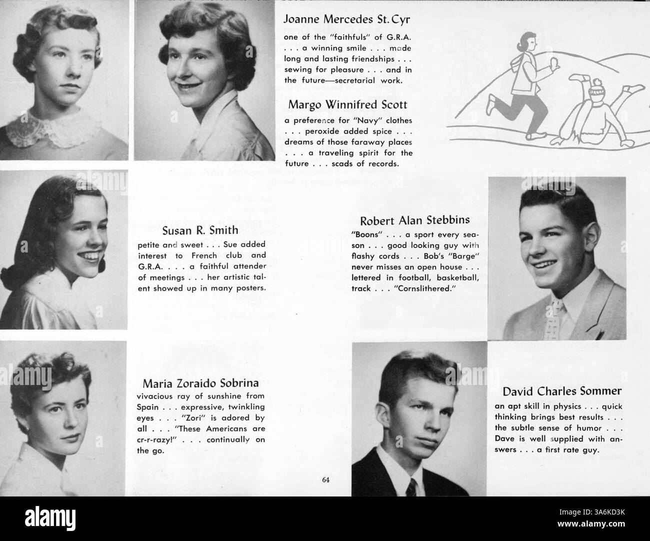 Bisbila 56, University High's 1956 yearbook, documents students ...