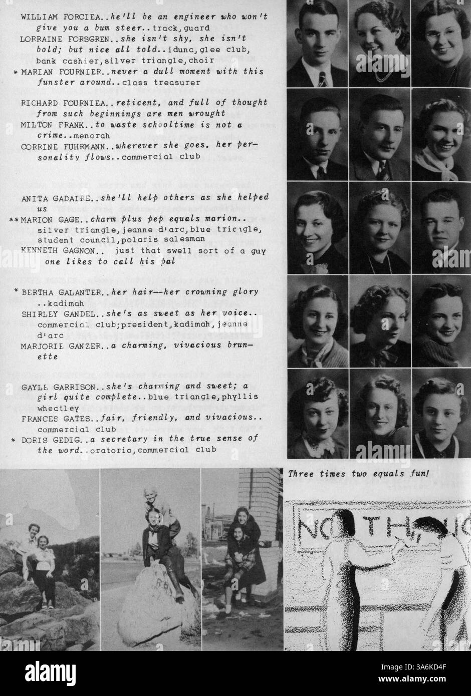 The 1938 edition of the Polaris yearbook from North High School ...