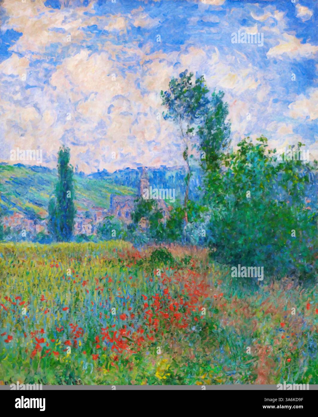Claude monet poppy field 1880 hi-res stock photography and images - Alamy