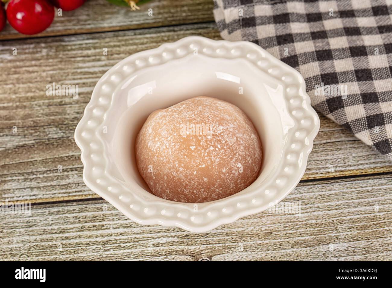 Japanese rice dessert mochi cake with cream Stock Photo - Alamy
