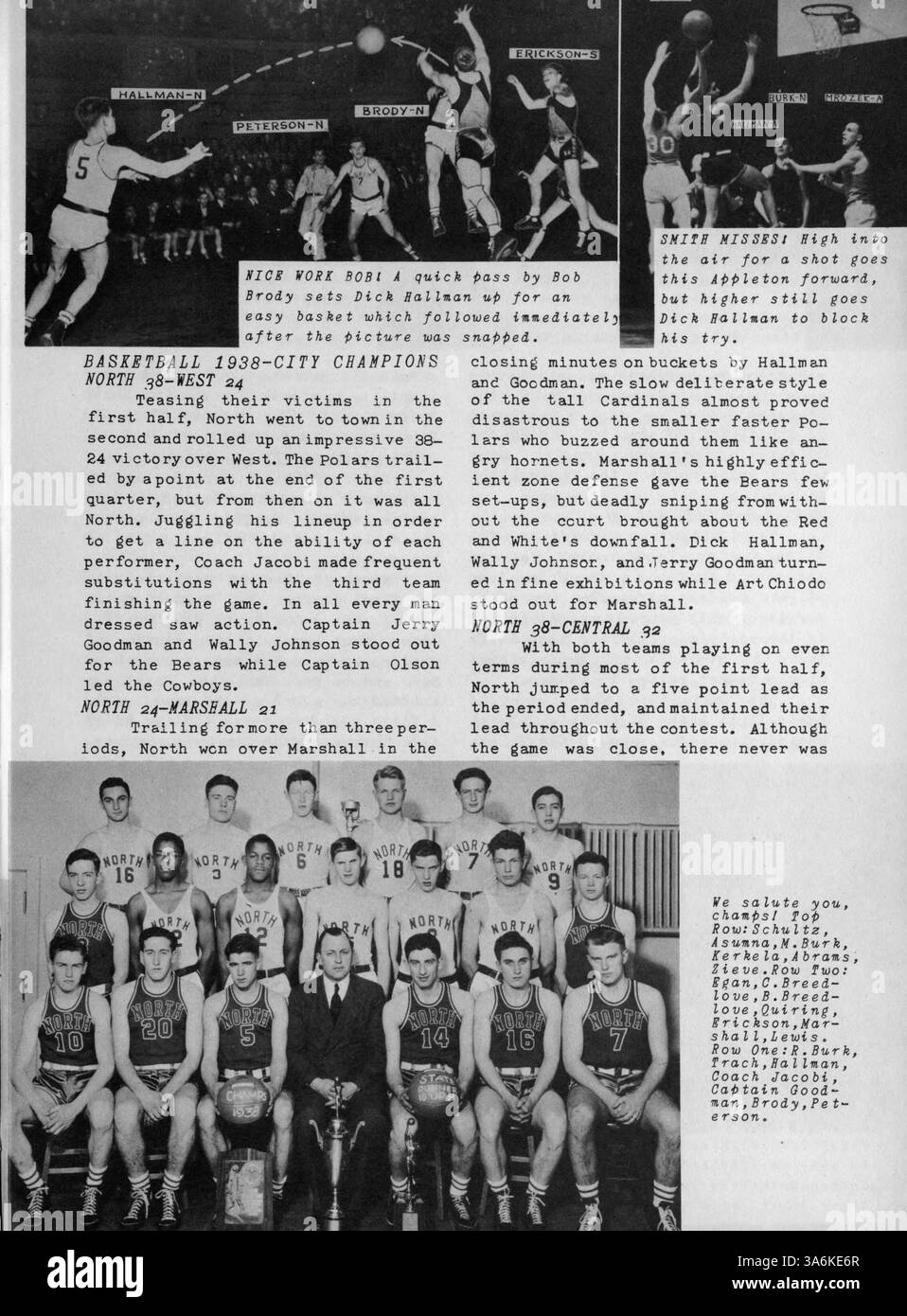 The 1938 Polaris yearbook from North High School provides an overview ...