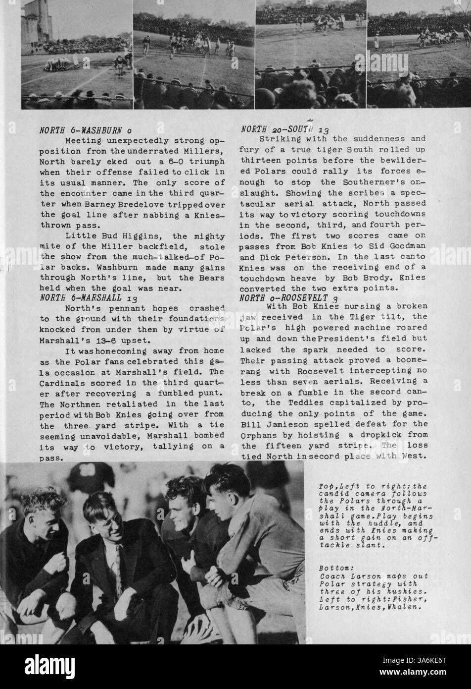 The 1938 Polaris yearbook from North High School records important ...